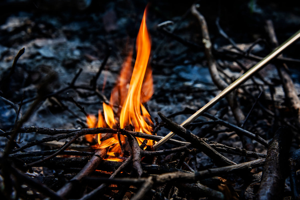 Bugout Bellows - Portable collapsible Stainless steel fire-stoking dev ...