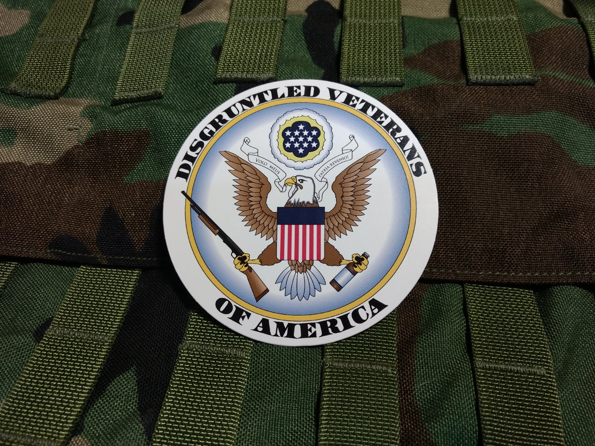 "Disgruntled Veterans of America" 4 sticker Pack – Rule The Wasteland
